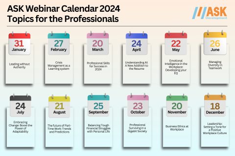 Webinar Calendar 2024 | ASK Development